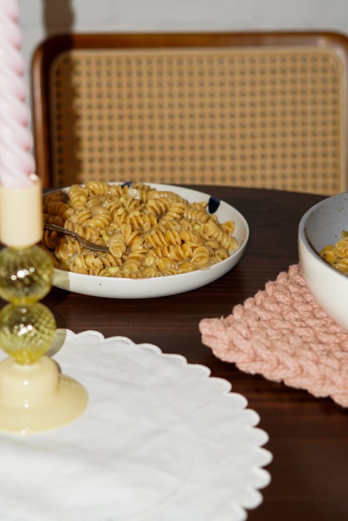 Brown Butter Miso Corn Pasta - Francesca Zani